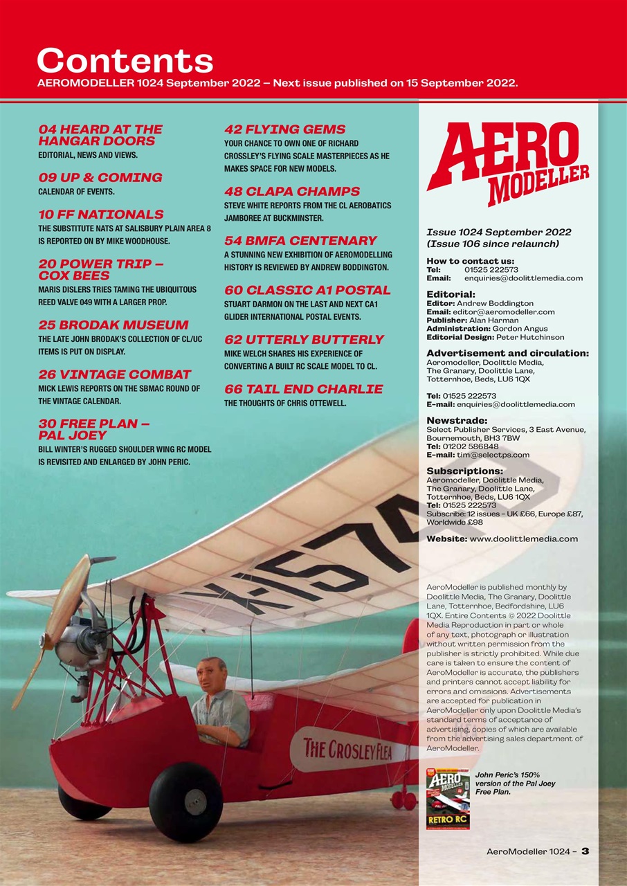AeroModeller Magazine - Sept 22 Back Issue