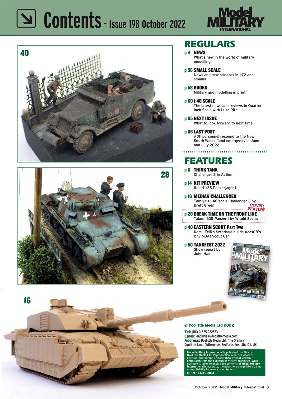 Model Military International Magazine - 198 Back Issue