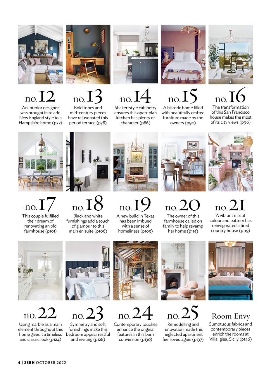25 Beautiful Homes Magazine - October 2022 Back Issue