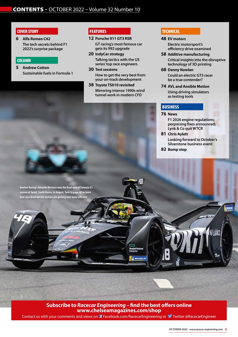 Racecar Engineering Magazine - October 22 Back Issue