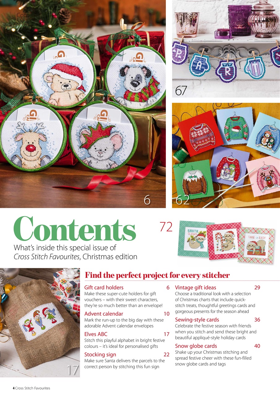 Cross Stitch Favourites Magazine - Christmas 2022 Back Issue