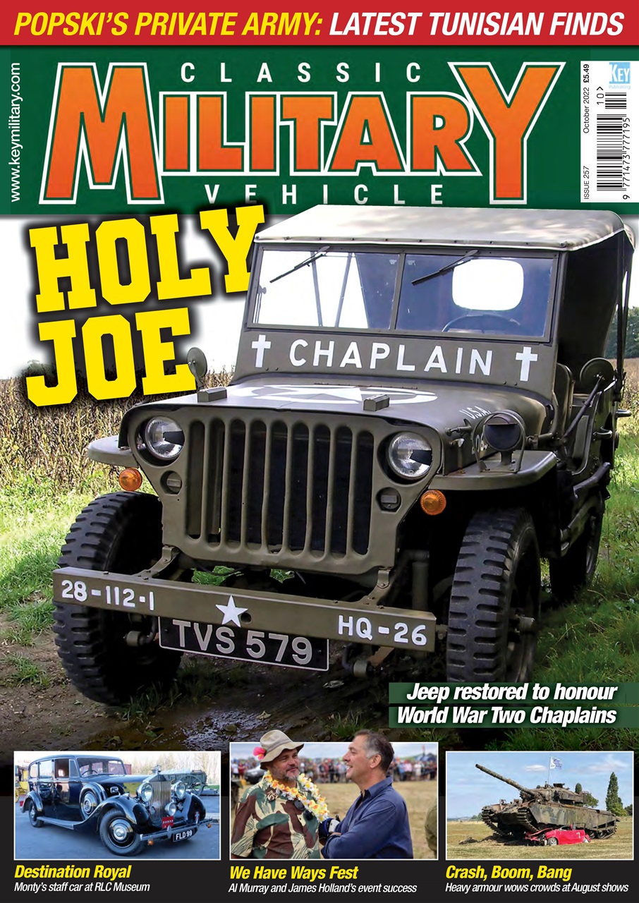Classic Military Vehicle Magazine - October 2022 Back Issue
