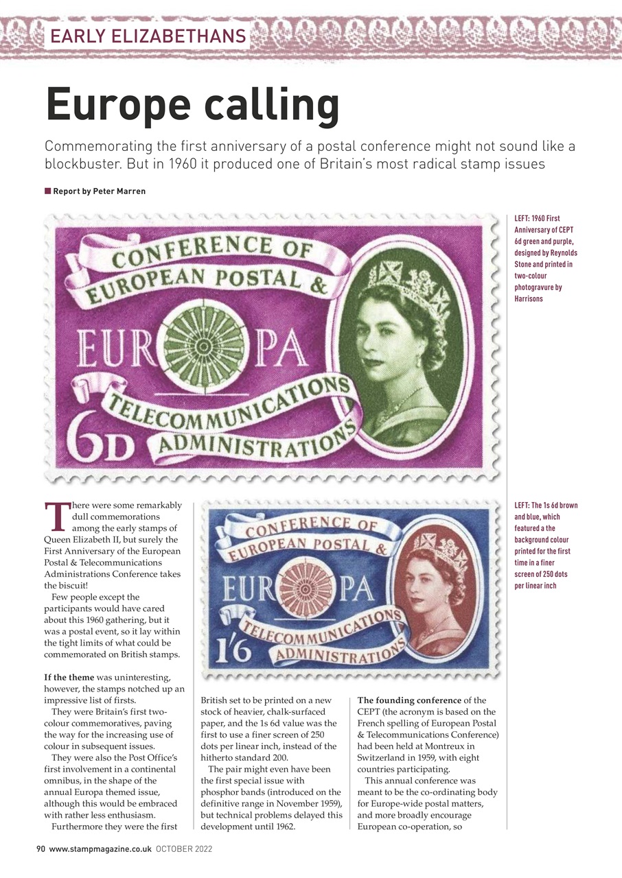 Stamp Magazine - October 2022 Back Issue