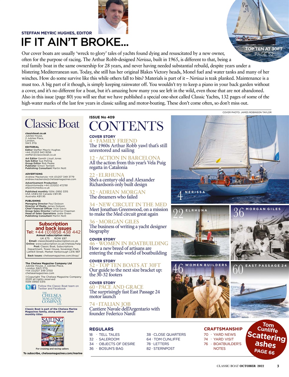 Classic Boat Magazine - October 22 Back Issue