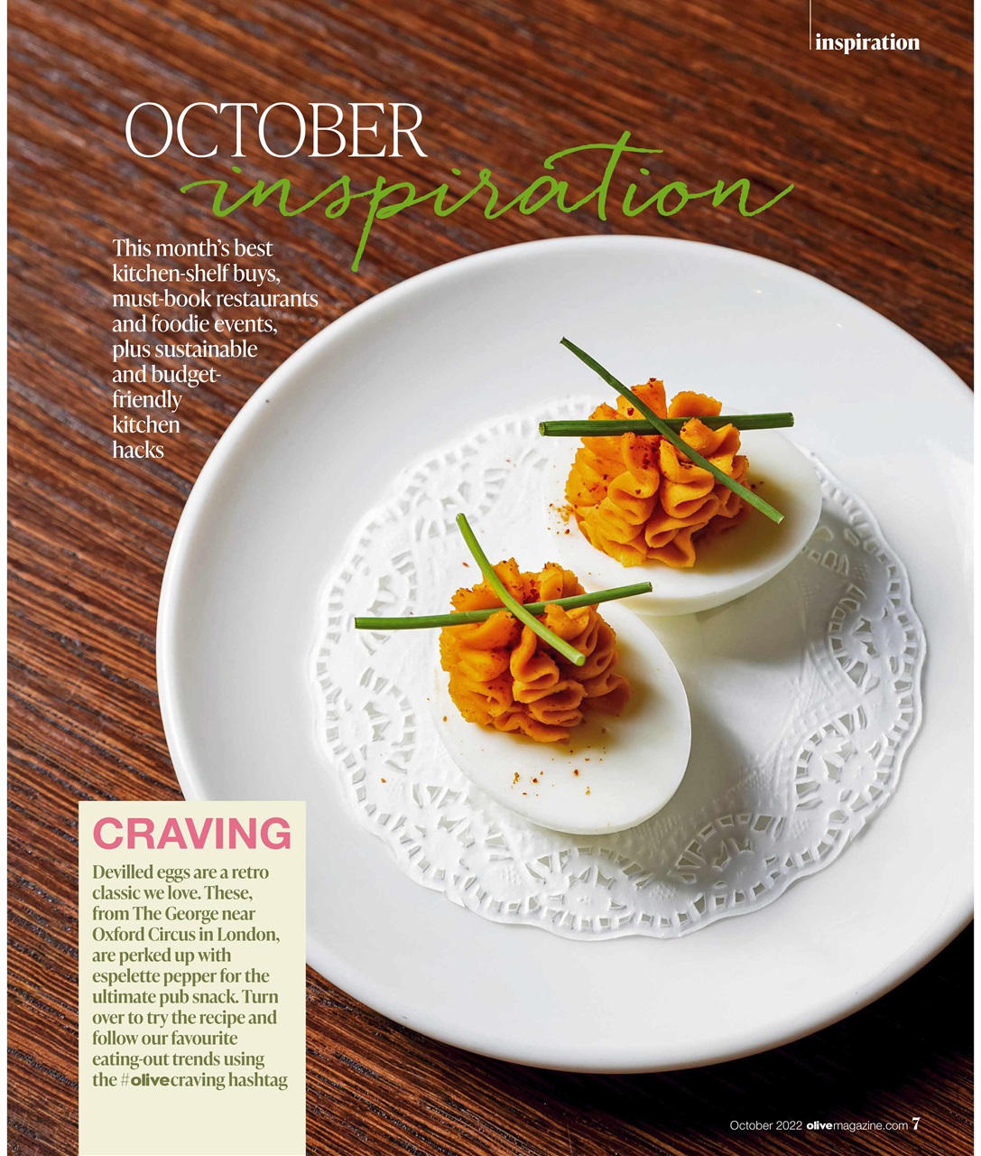 Olive Magazine - October 2022 Back Issue