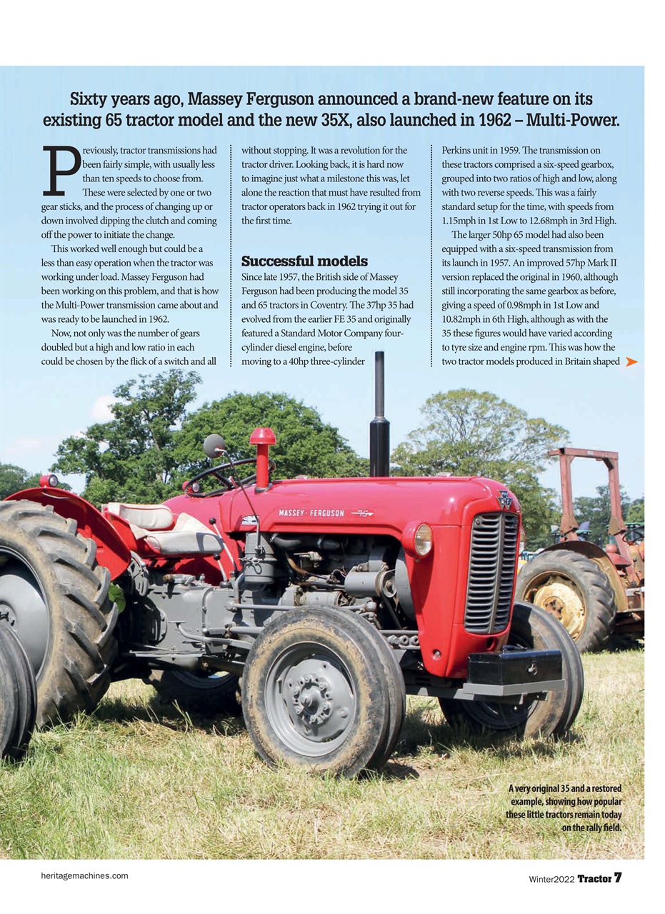 Tractor & Farming Heritage Magazine - WINTER 2022 Back Issue