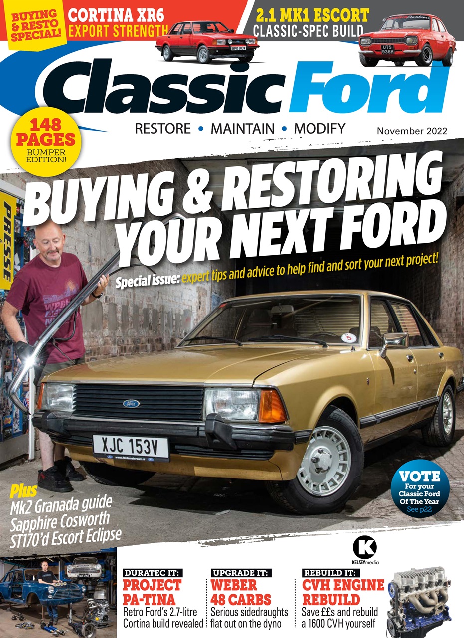 Classic Ford Magazine - Nov-22 Back Issue
