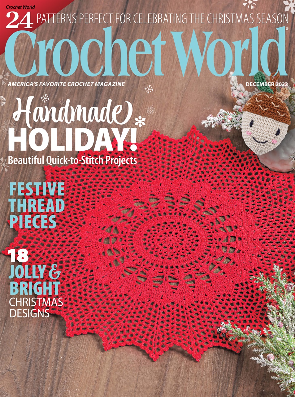 Crochet World Magazine - December 2022 Back Issue