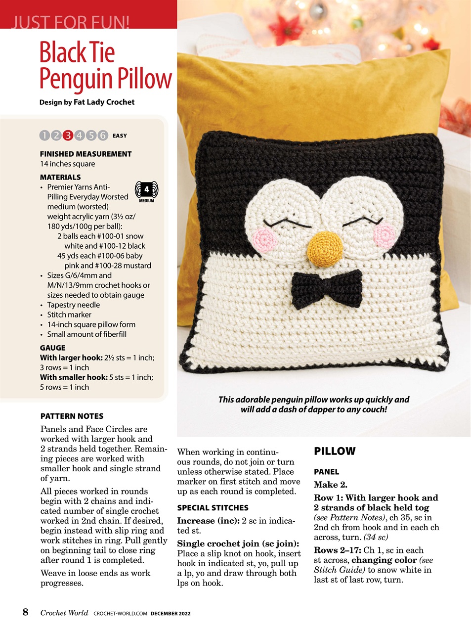 Crochet World Magazine - December 2022 Back Issue