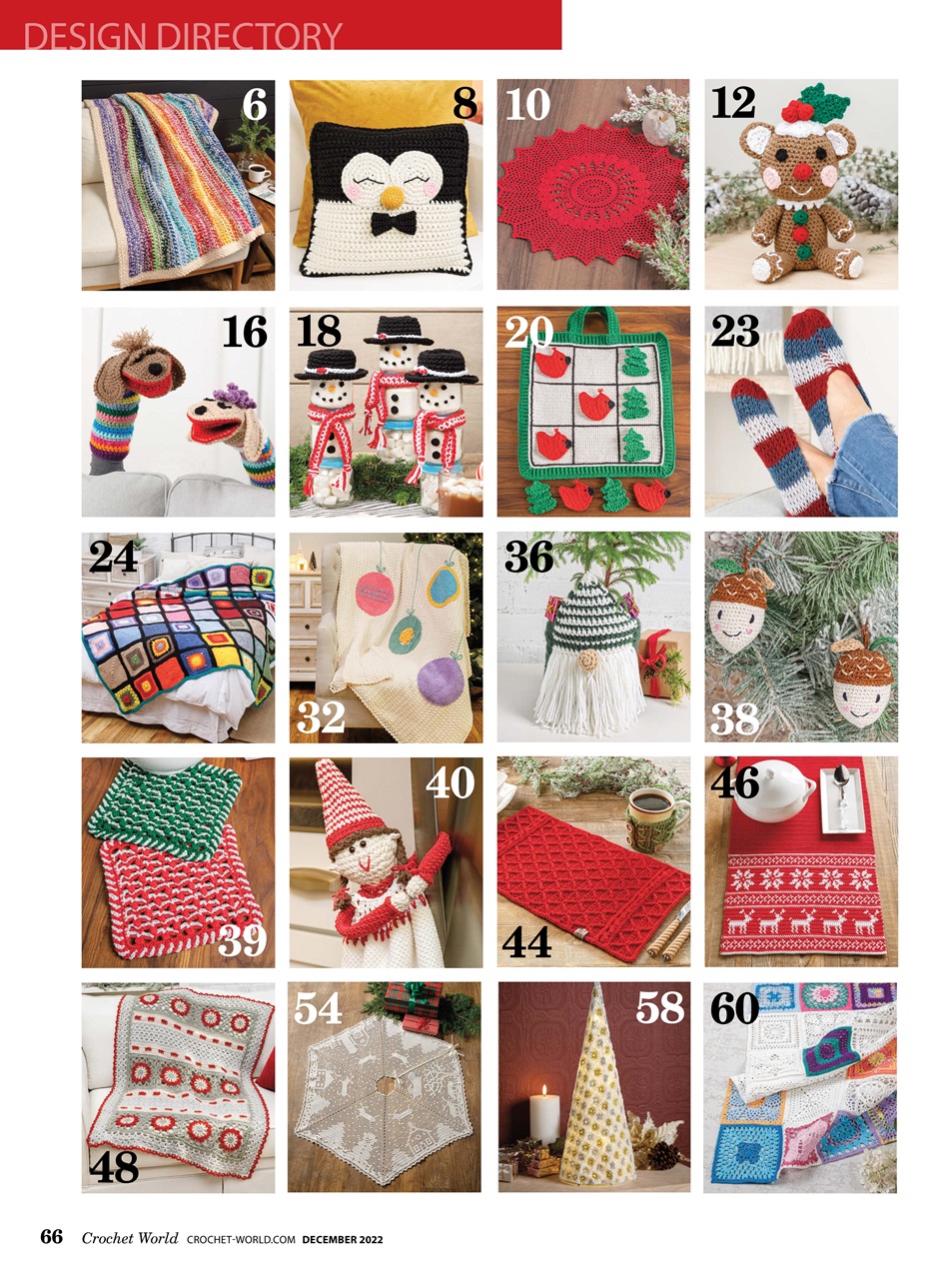 Crochet World Magazine - December 2022 Back Issue