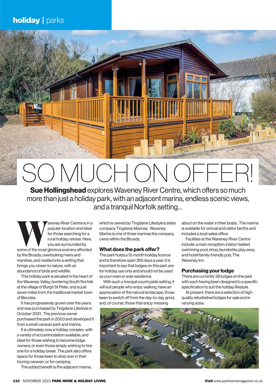 Park Home & Holiday Living Magazine - Nov-22 Back Issue