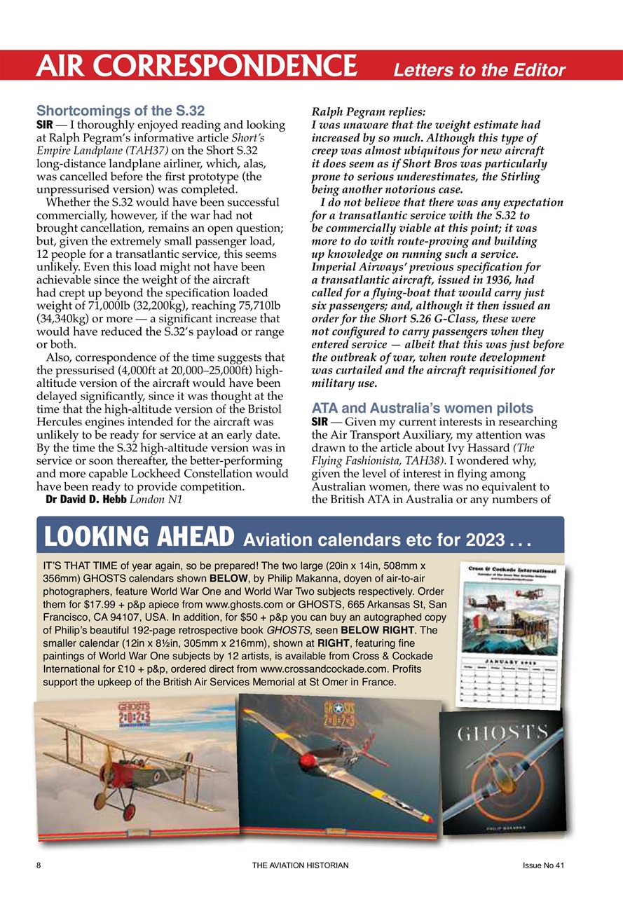 The Aviation Historian Magazine - Issue 41 Back Issue The Aviation Historian Magazine - Issue 41 Back Issue