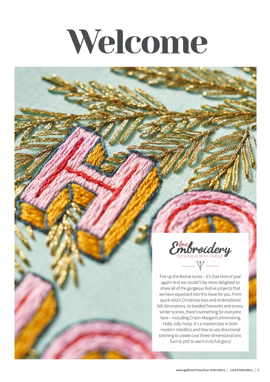 Love Embroidery Magazine - Issue 32 Back Issue