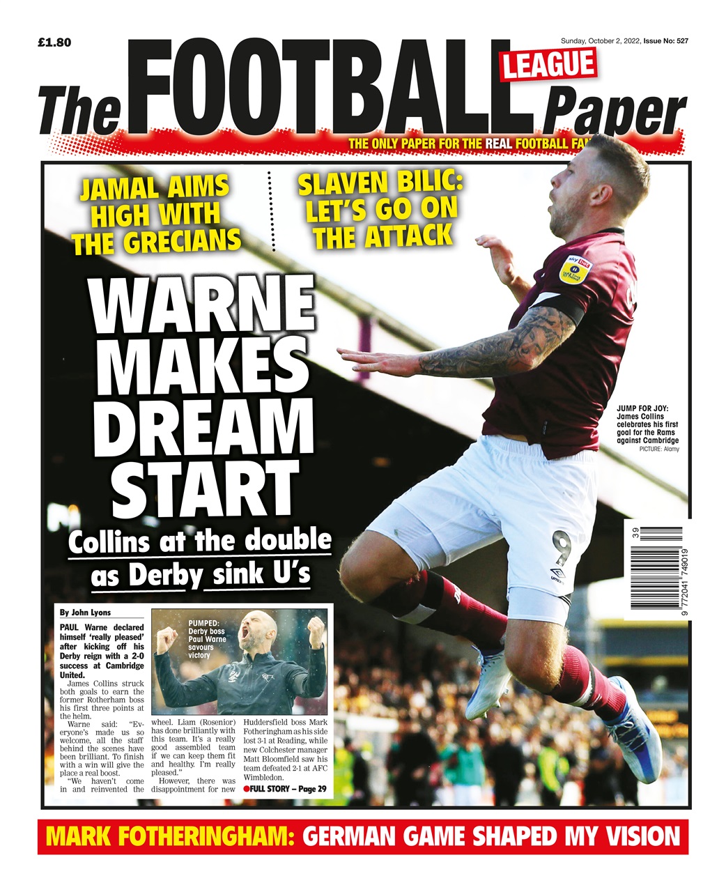 The Football League Paper Magazine - 2-Oct-2022 Edición anterior