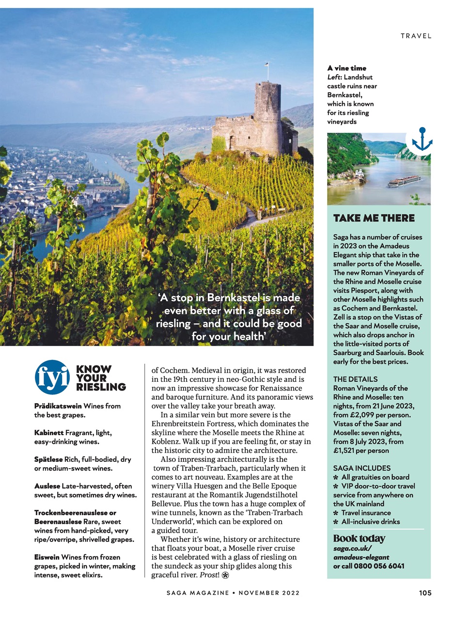 Saga Magazine - November 2022 Back Issue