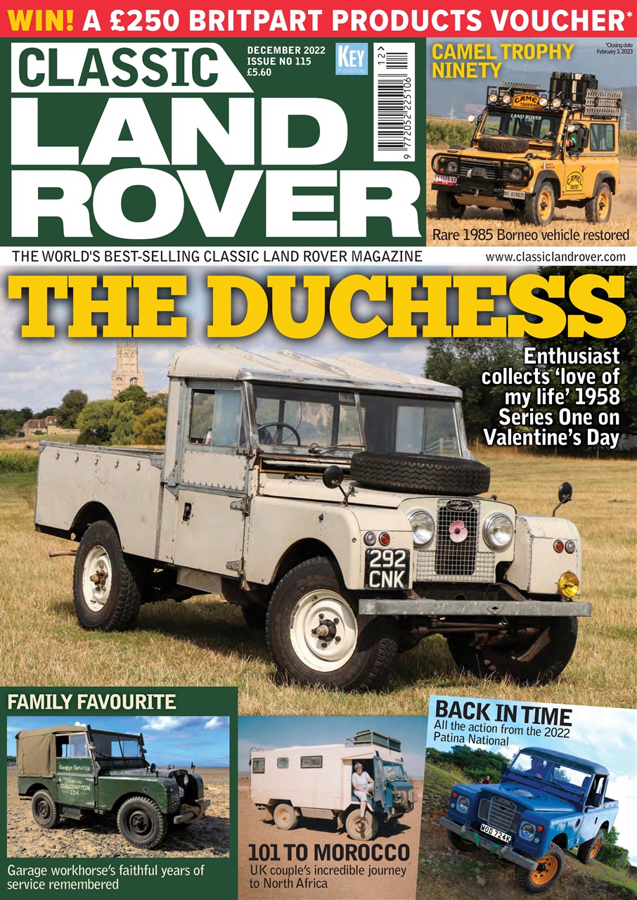 Classic Land Rover Magazine - December 2022 Back Issue