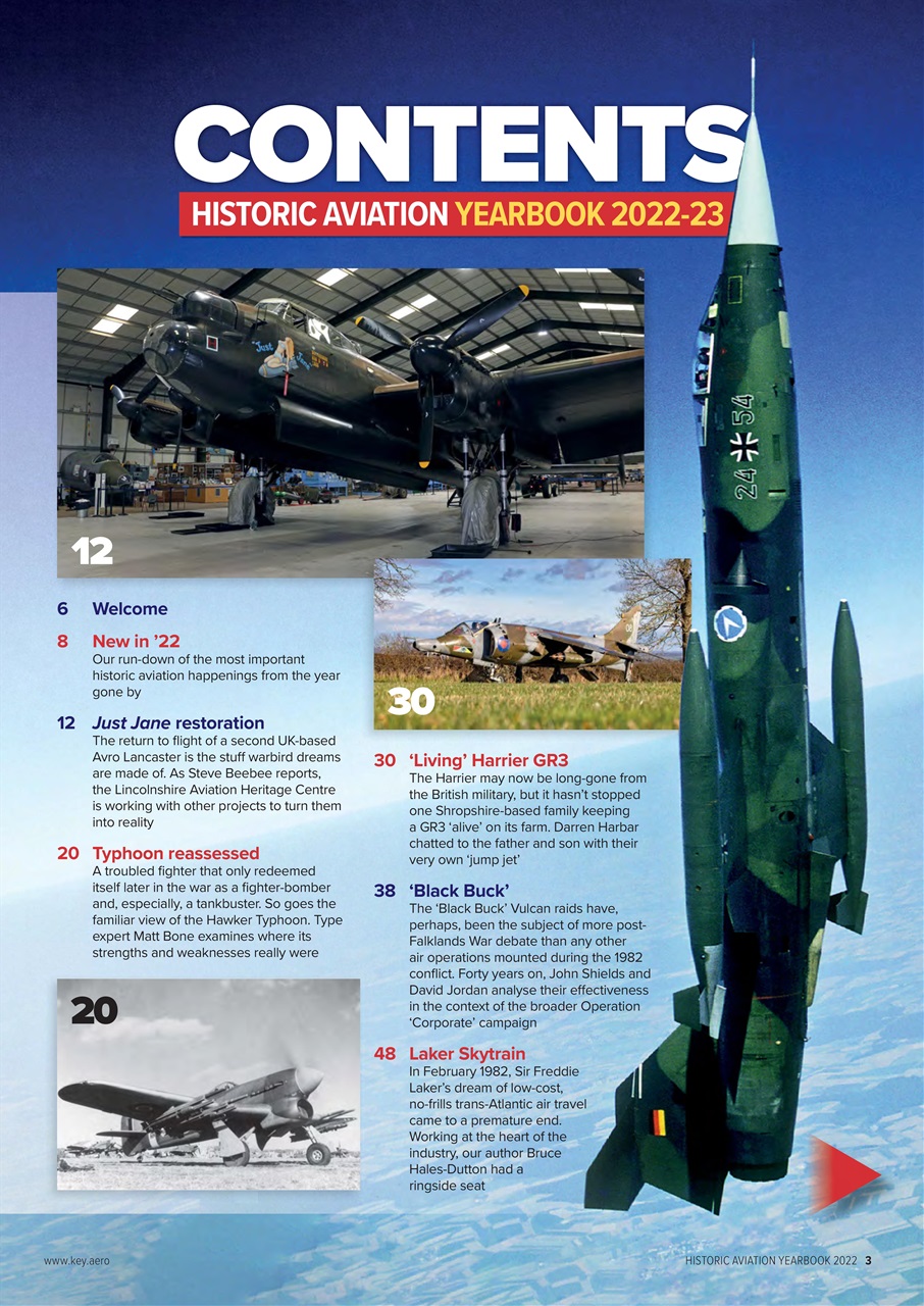 Aviation Specials Magazine - Historic Aviation Yearbook 2022-23 Back Issue