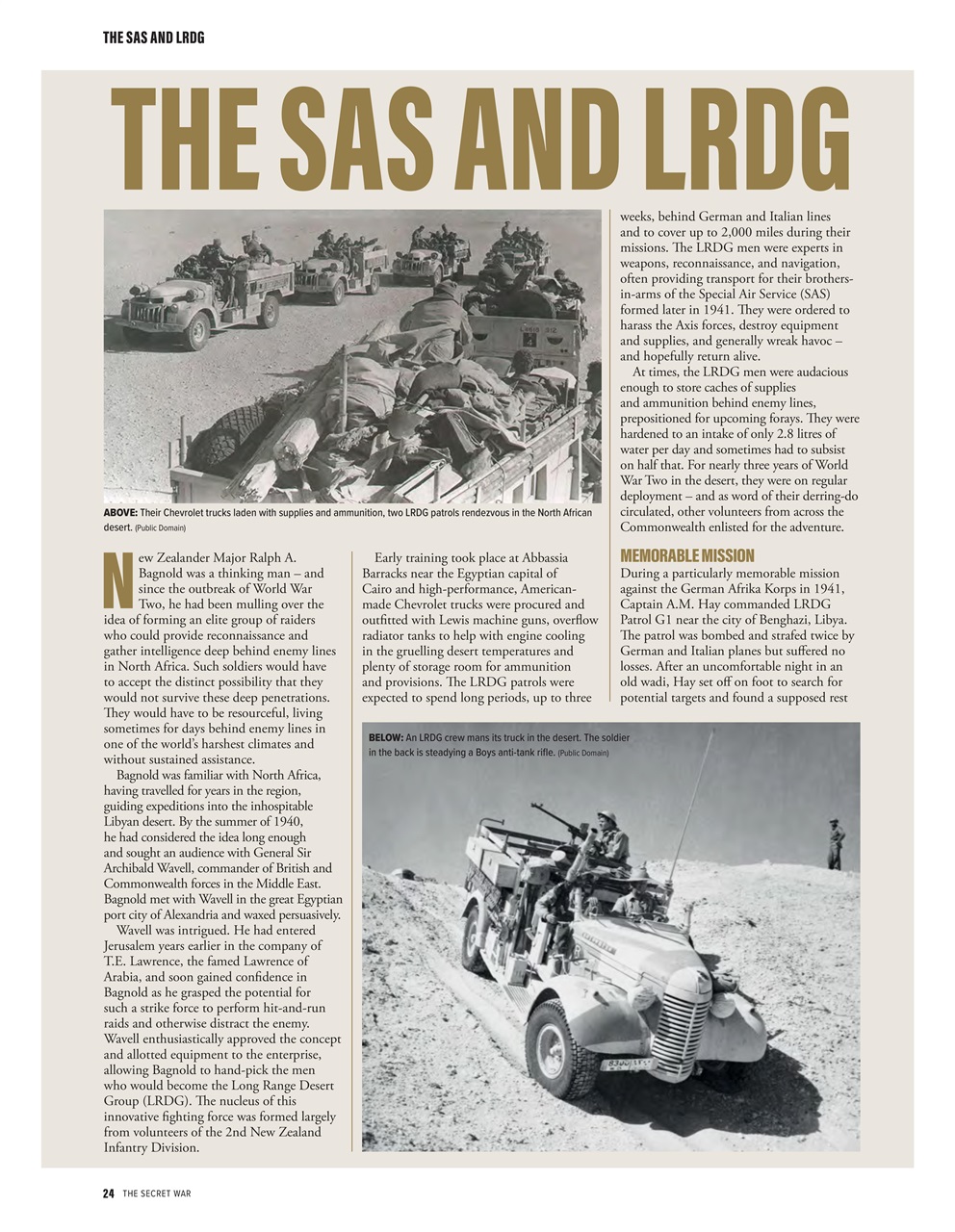 Britain at War Magazine - The Secret War Special Issue