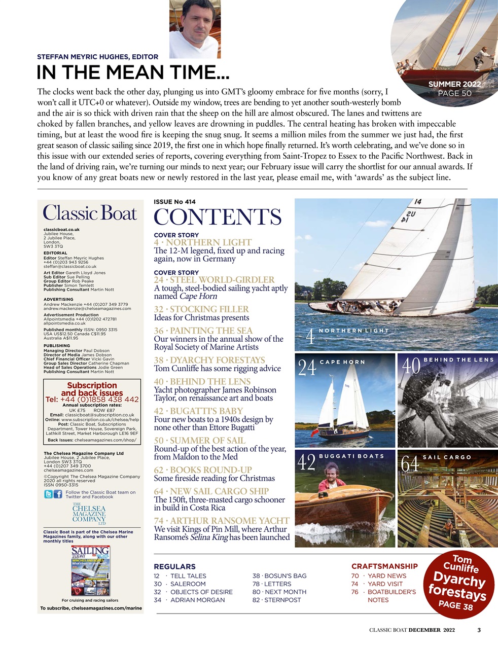 Classic Boat Magazine - December 22 Back Issue