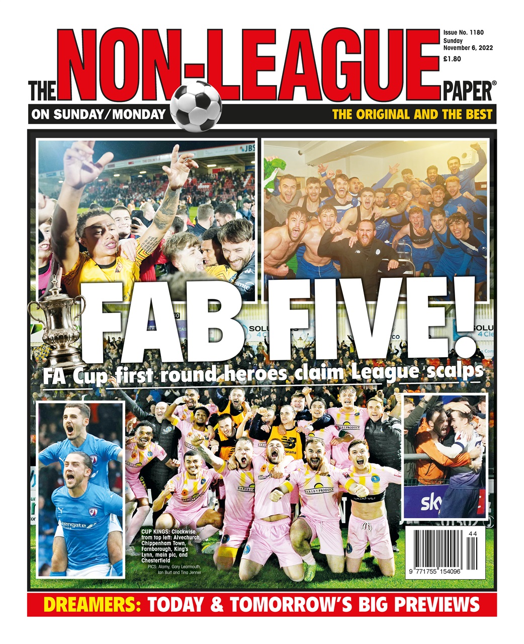 The Non-League Football Paper Magazine - 6 Nov 2022 Back Issue