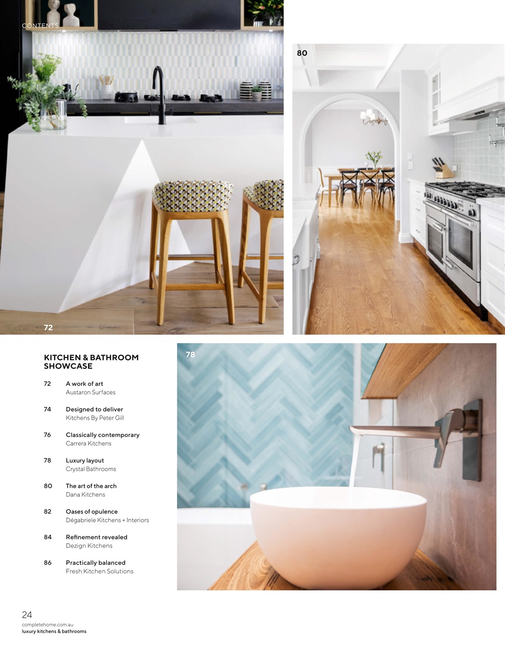 Luxury Kitchens and Bathrooms Magazine - 21 Back Issue