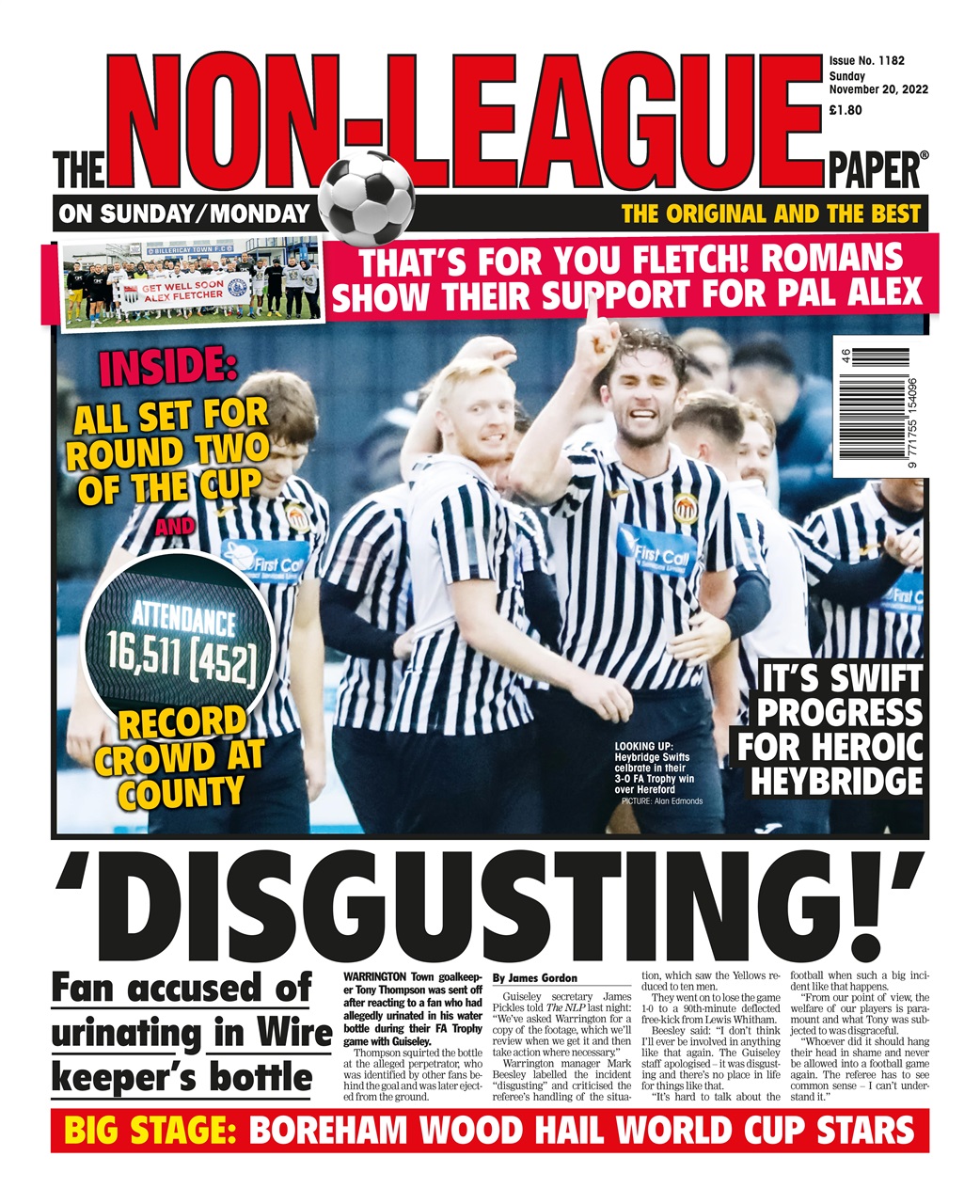 The Non-League Football Paper Magazine - 20 Nov 2022 Back Issue