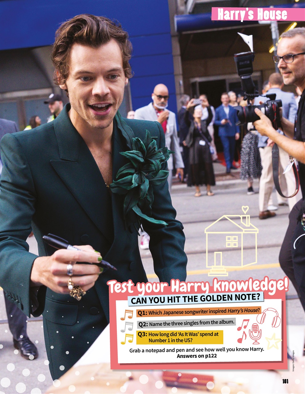 Music Magazine - How Well Do You Know Harry? First Edition Back Issue