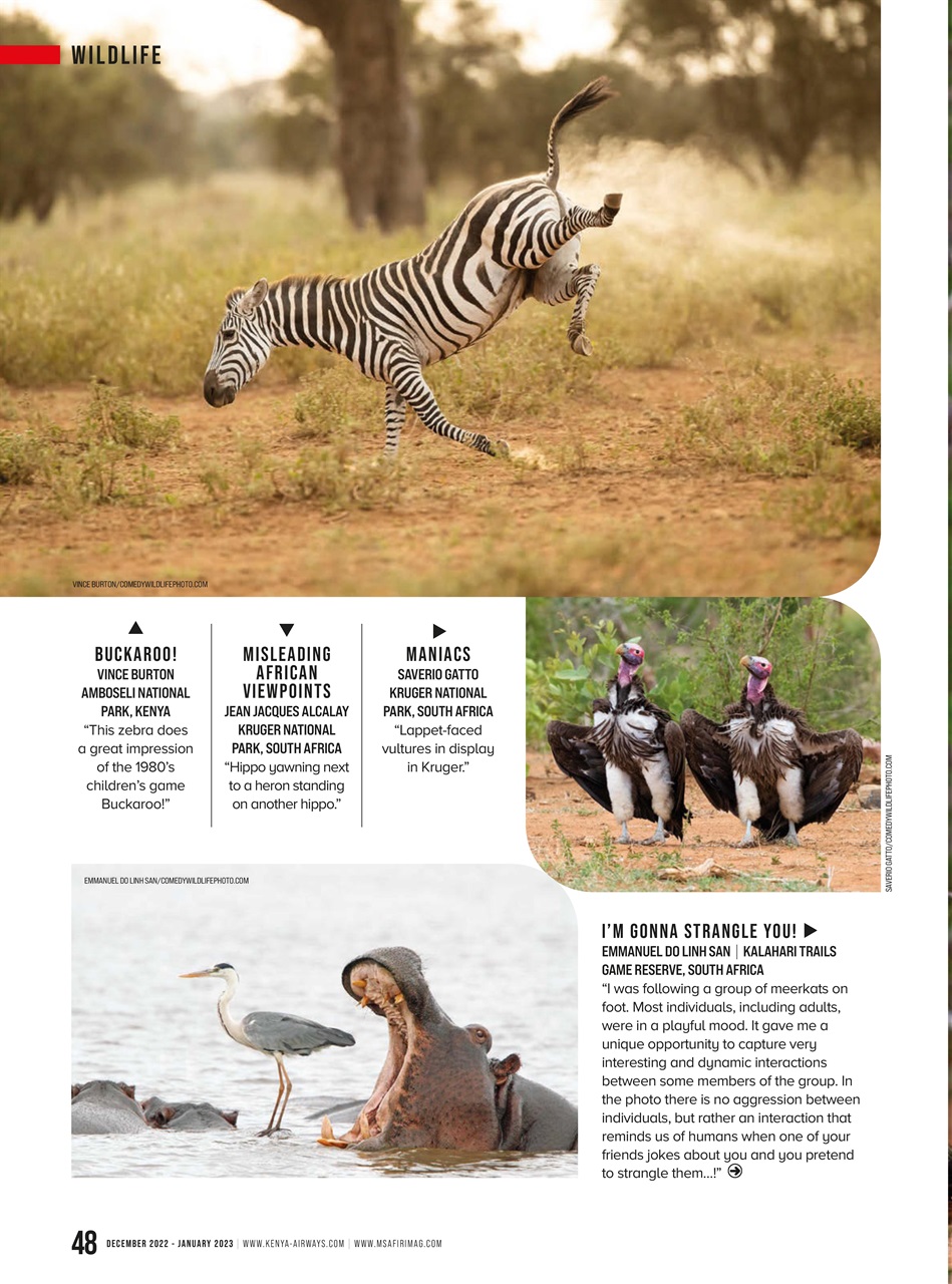 MSAFIRI – Kenya Airways Inflight Magazine - Dec 2022-Jan 2023 Back Issue