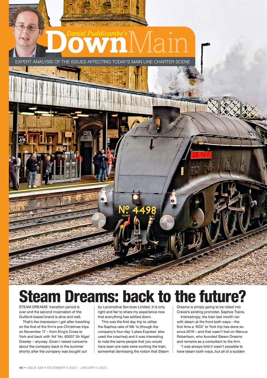 Steam Railway Magazine - 539 Back Issue