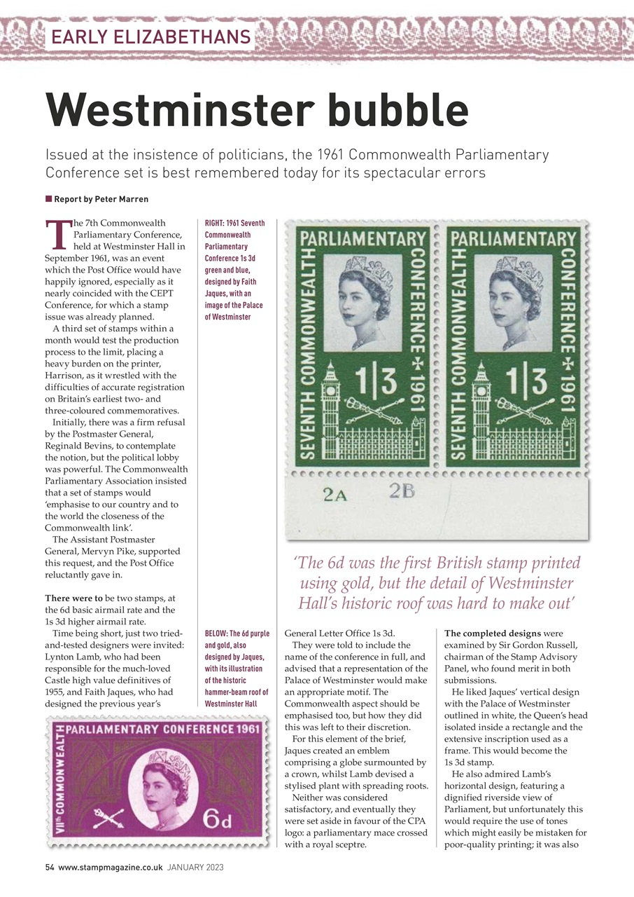Stamp Magazine - January 2023 Back Issue