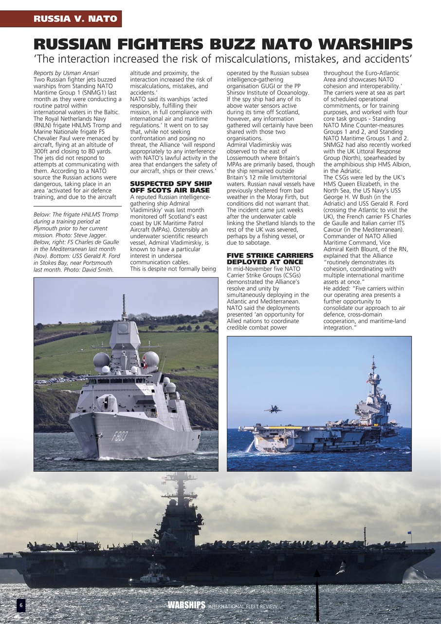 Warships International Fleet Review Magazine - January 2023 Back Issue