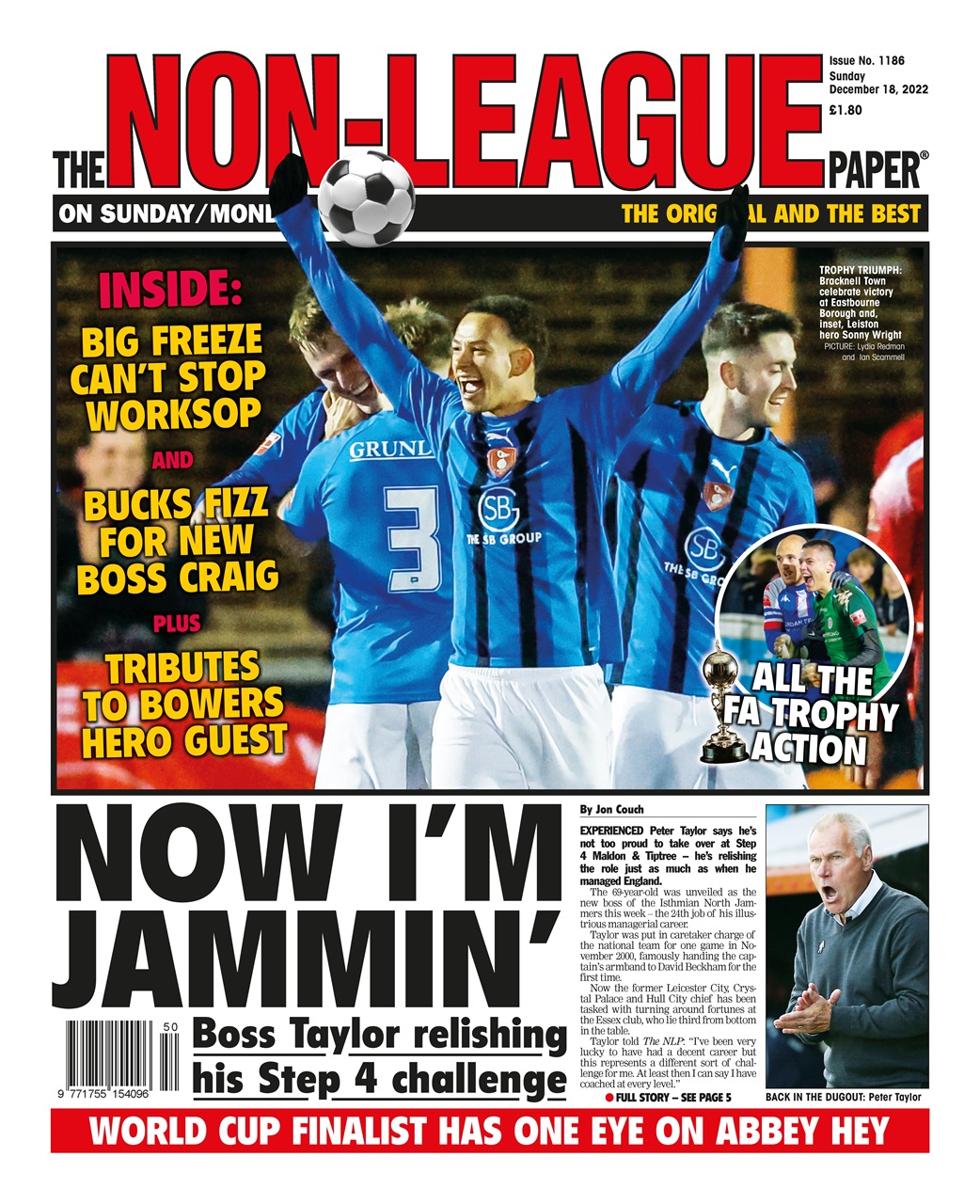 The Non-League Football Paper Magazine - 18 Dec 2022 Back Issue