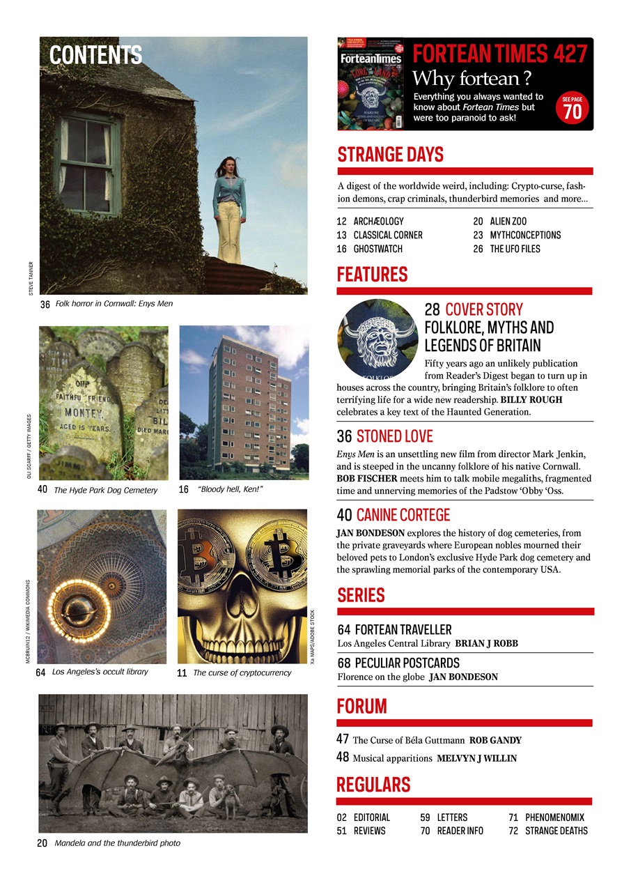 Fortean Times Magazine - 427 Back Issue