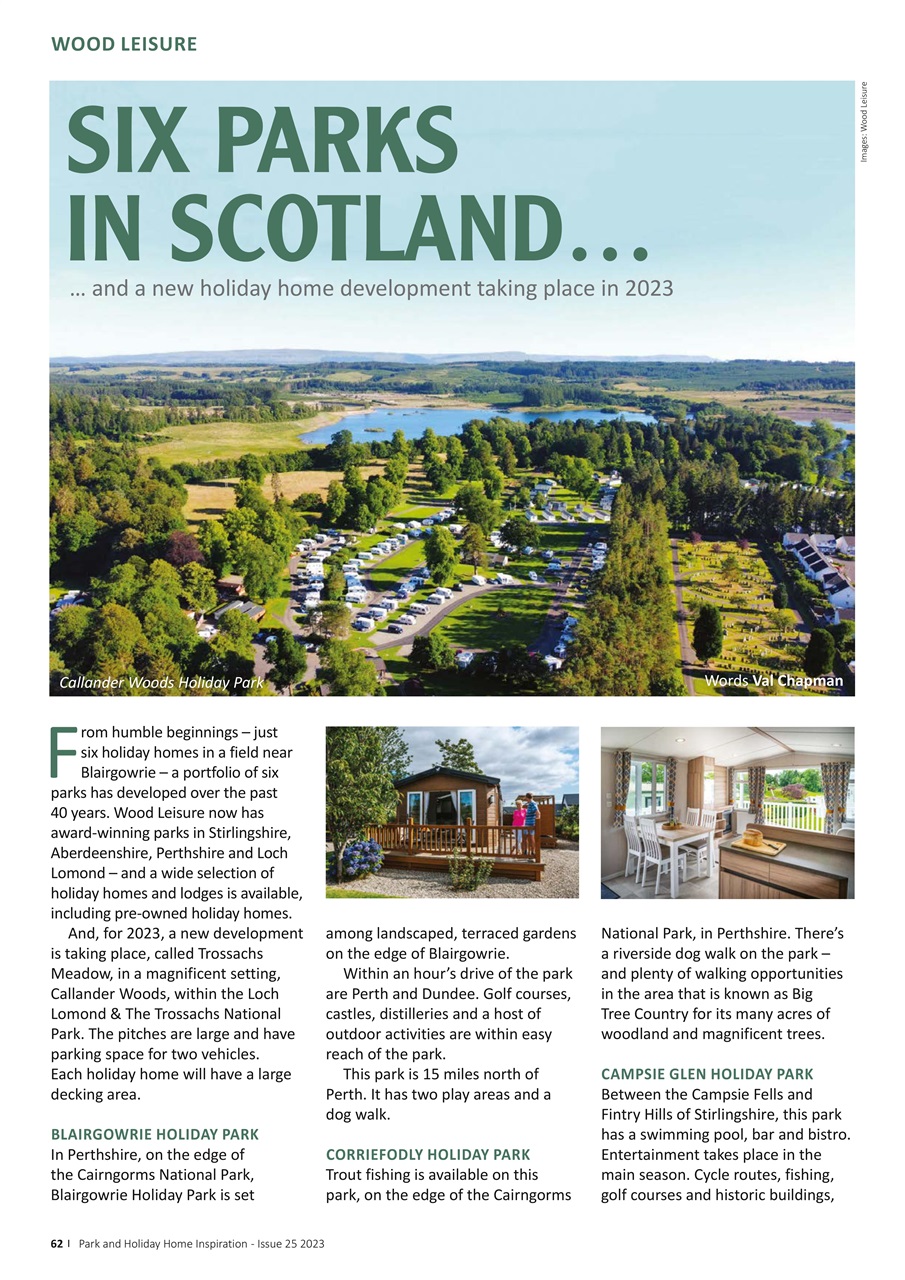 Park and Holiday Home Inspiration magazine - FREE Sample Issue Special ...