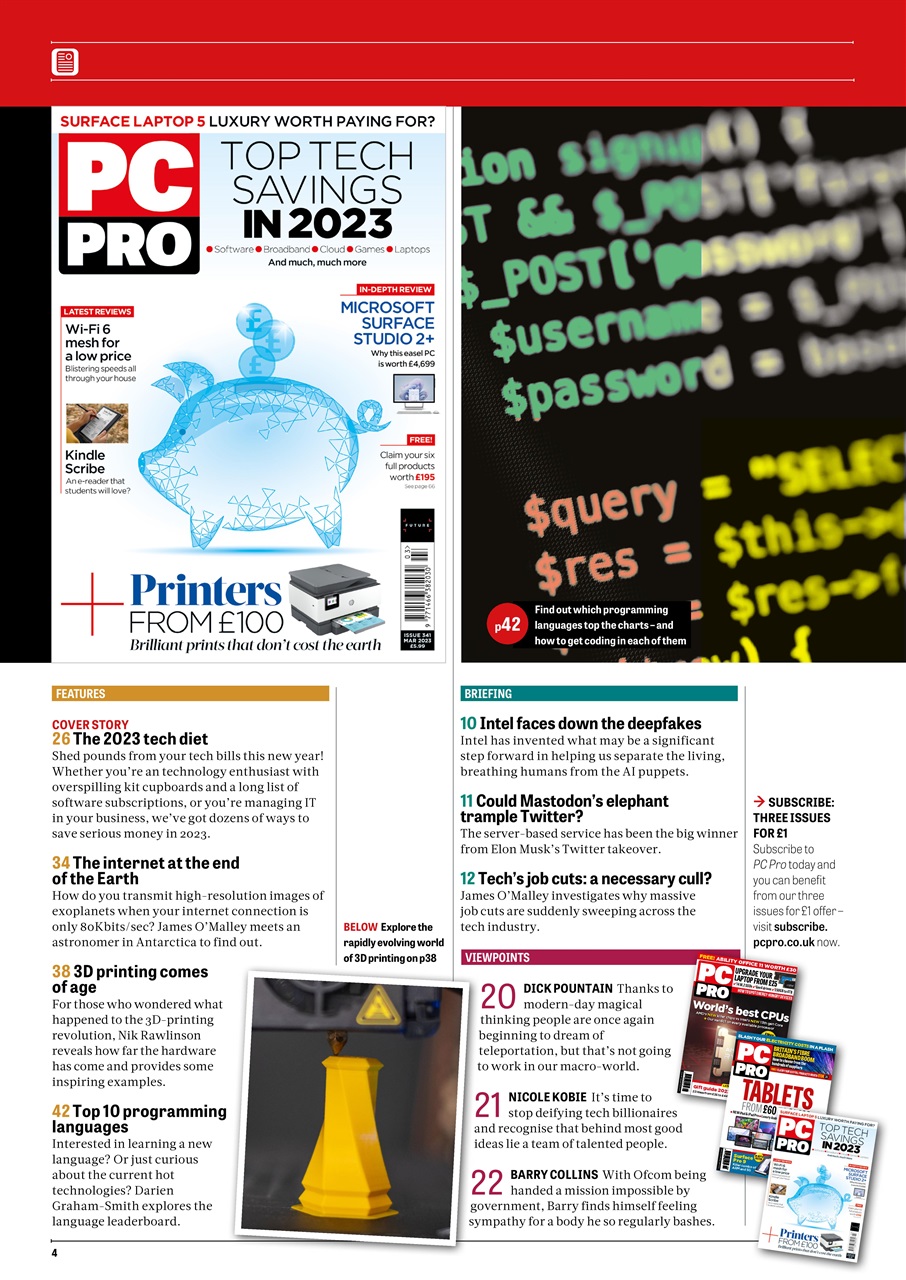 PC Pro Magazine - March 2023 Back Issue