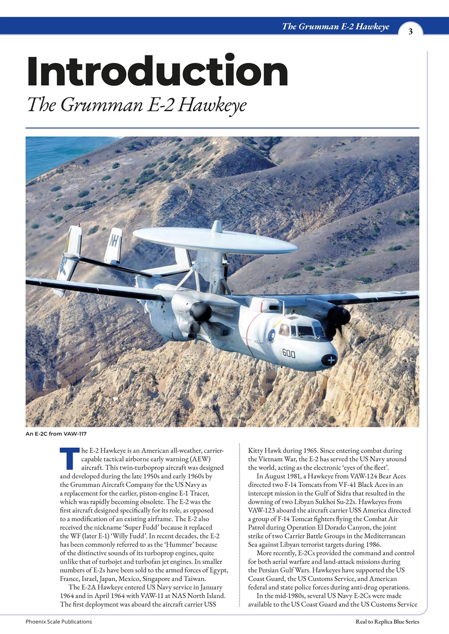 Phoenix Digital Bookshop - Grumman E-2 Hawkeye Back Issue