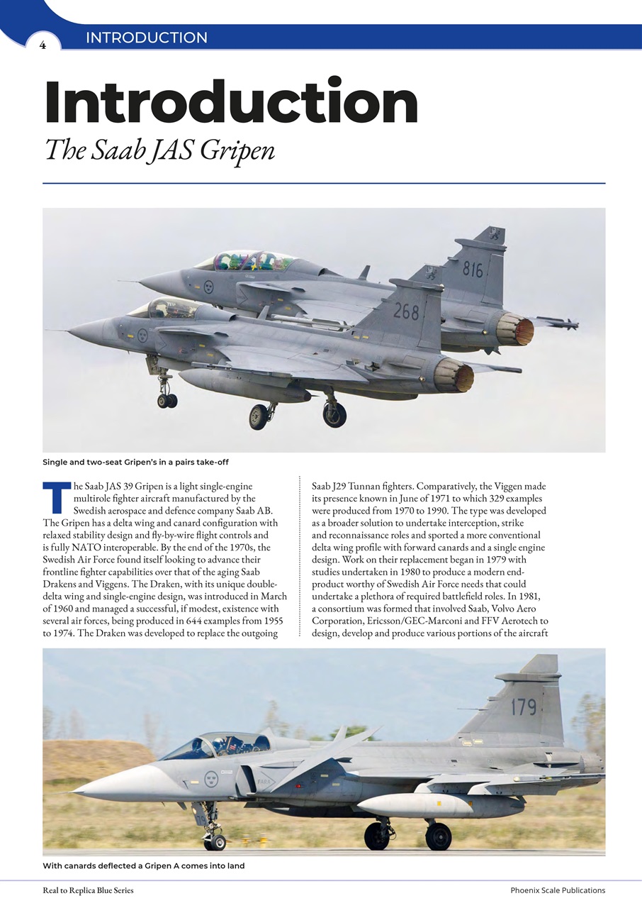 Phoenix Digital Bookshop - SAAB JAS 39 Gripen Back Issue