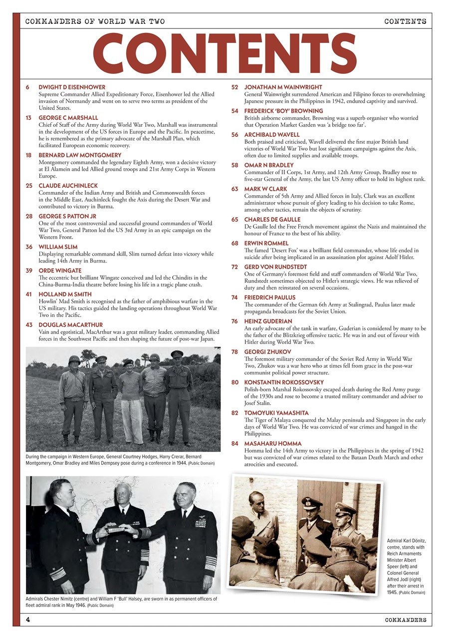Britain at War Magazine - Commanders of World War Two Special Issue