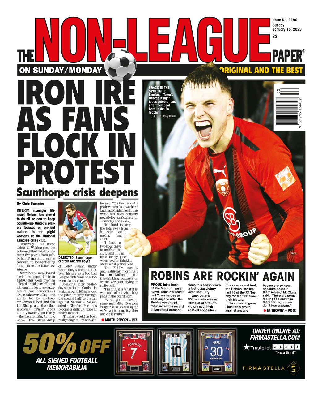 The Non-League Football Paper Magazine - 15-Jan-2023 Back Issue