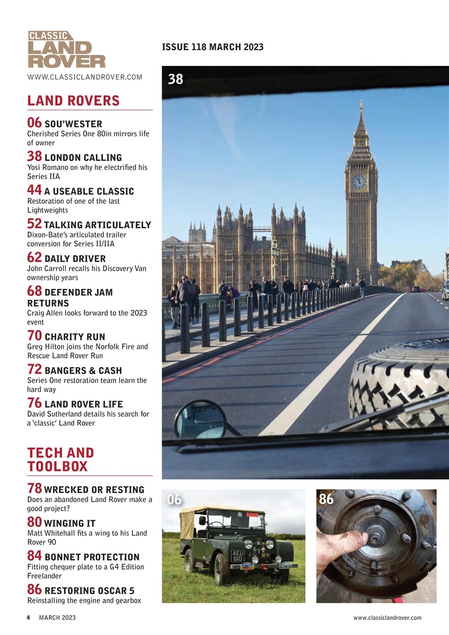 Classic Land Rover Magazine - March 2023 Back Issue