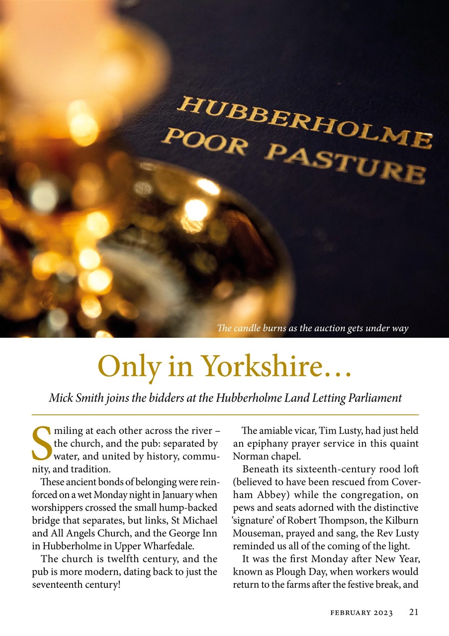The Yorkshire Dalesman Magazine - February issue 2023 Back Issue