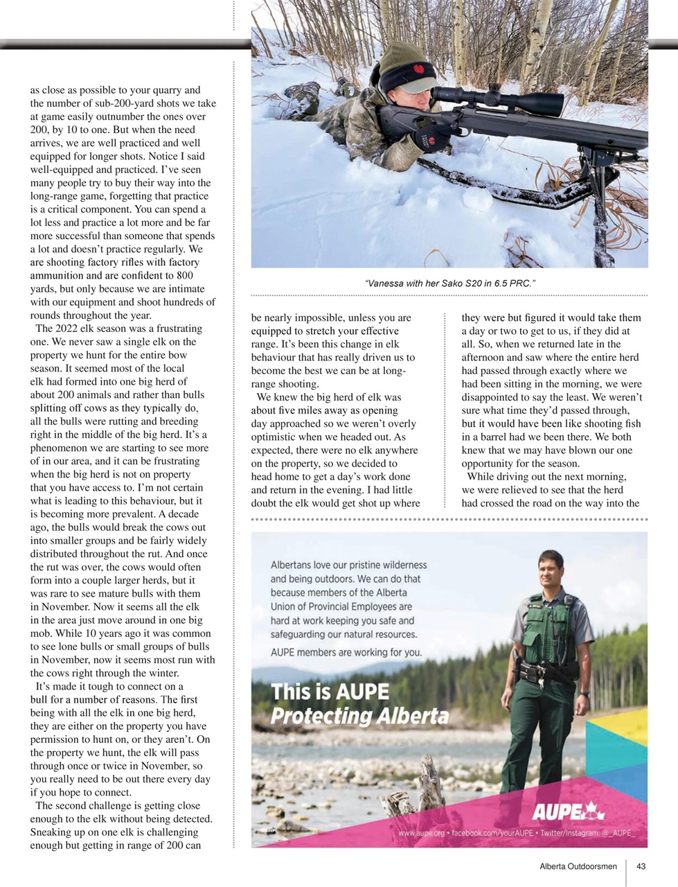 Alberta Outdoors Magazine - Volume 24 Issue 10 Back Issue