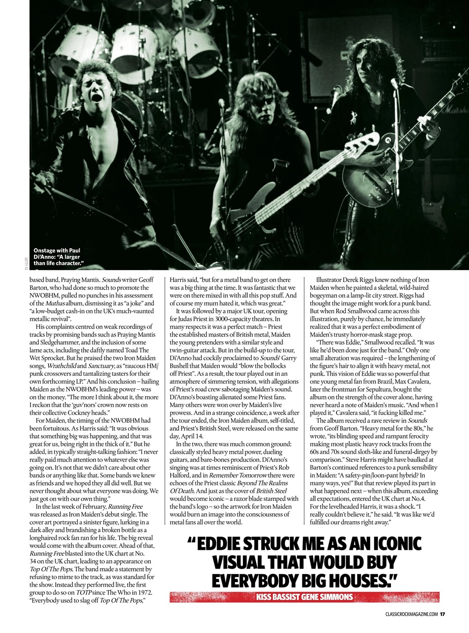 Music Magazine - Classic Rock Special: Iron Maiden Fourth Edition Back ...