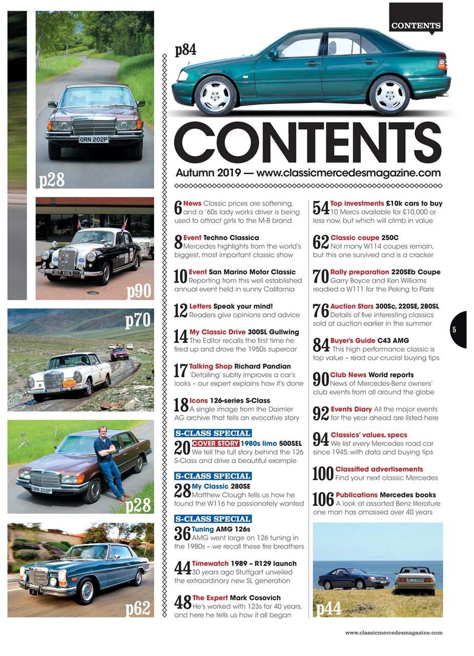 Classic Mercedes Magazine - Issue 29 Back Issue