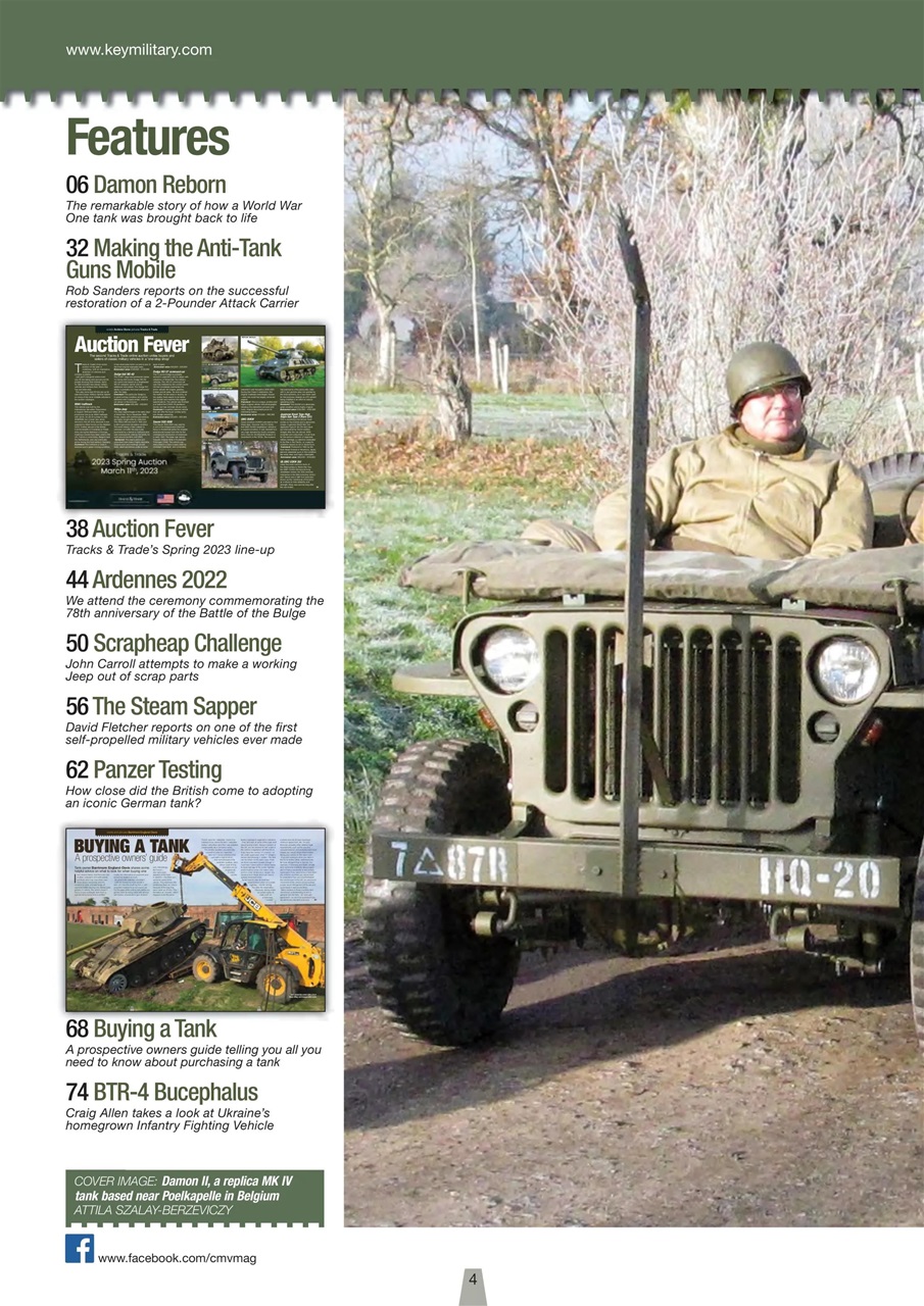 Classic Military Vehicle Magazine - March 2023 Back Issue