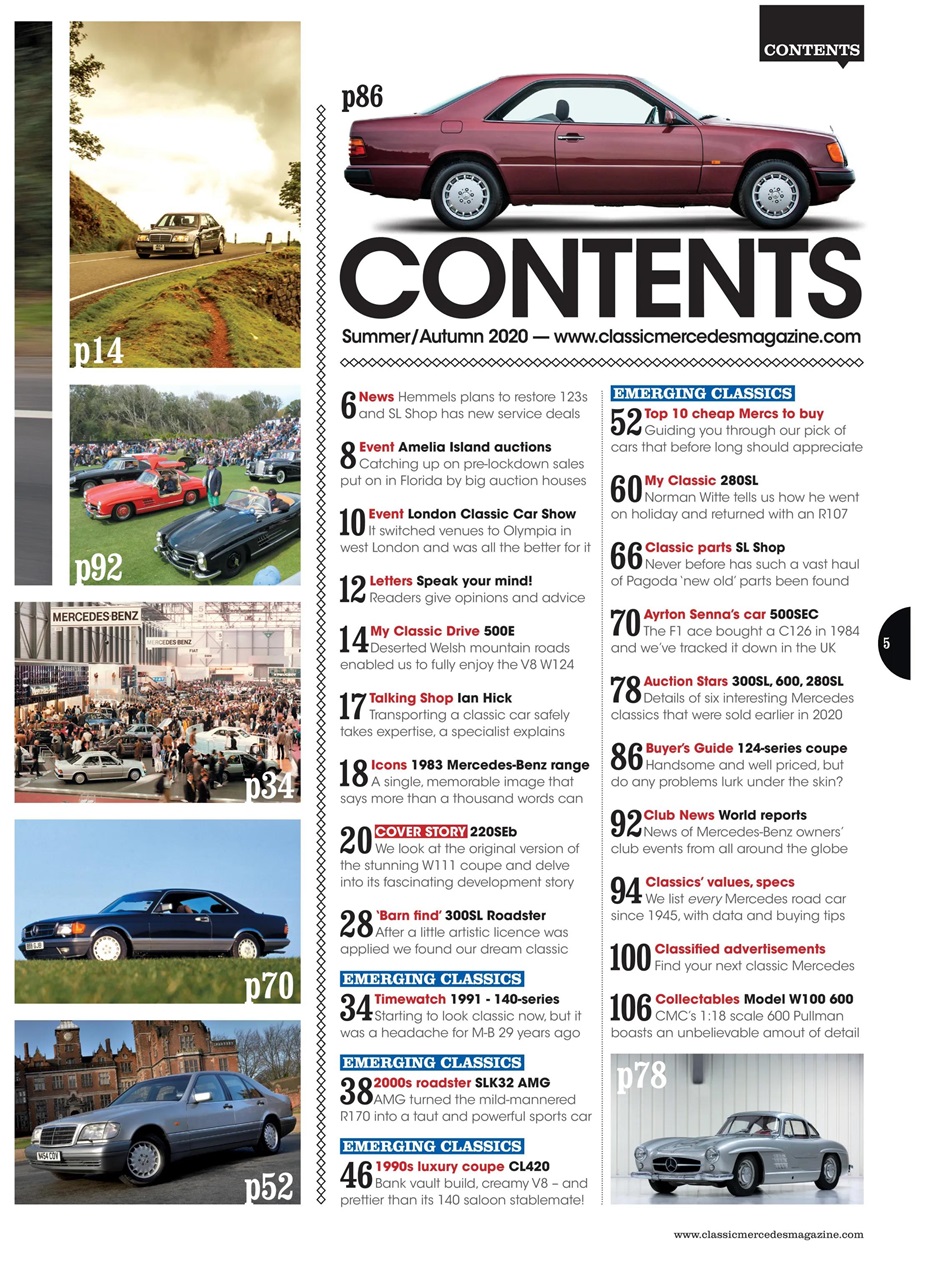 Classic Mercedes Magazine - Issue 32 Back Issue