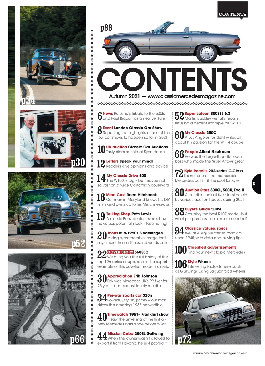 Classic Mercedes Magazine - Issue 36 Back Issue