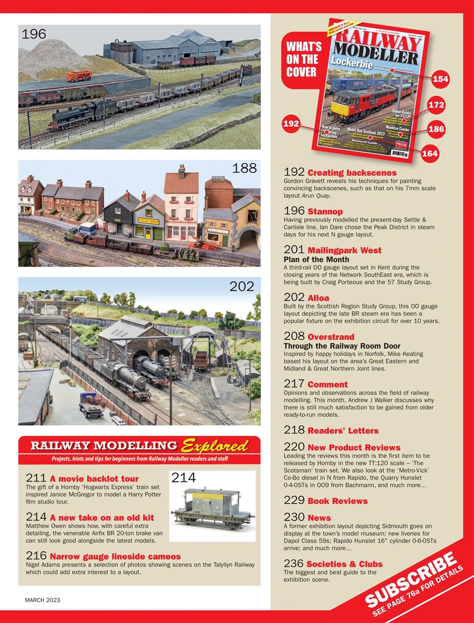 Railway Modeller Magazine - March 2023 Back Issue