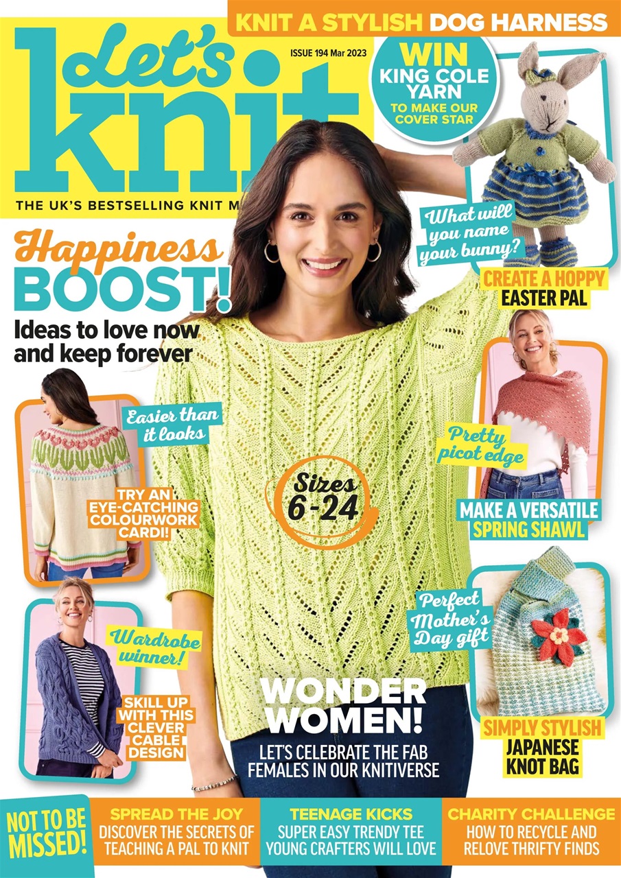 Let's Knit Magazine - Mar-23 Back Issue