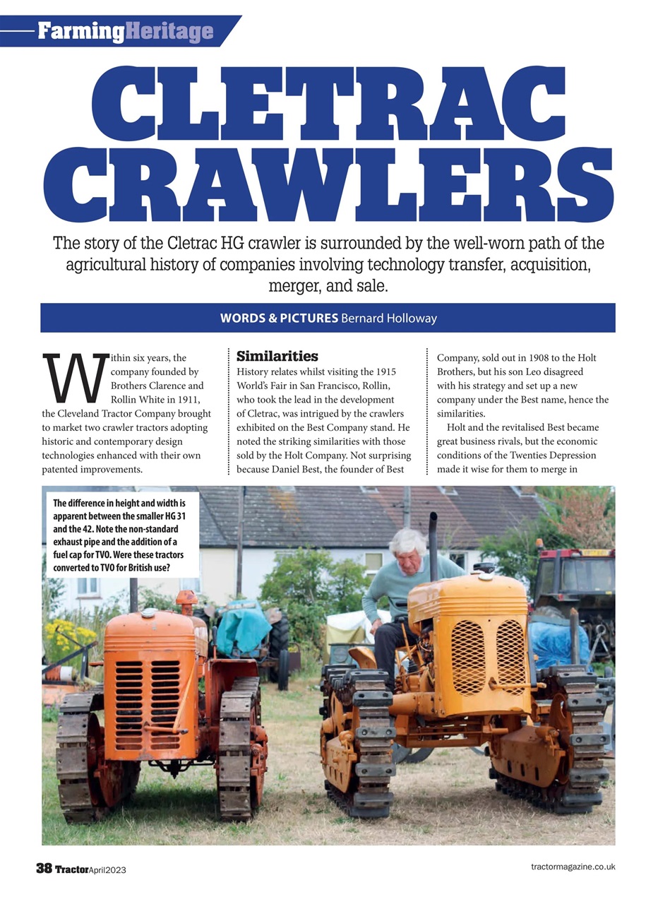 Tractor & Farming Heritage Magazine - Apr-23 Back Issue